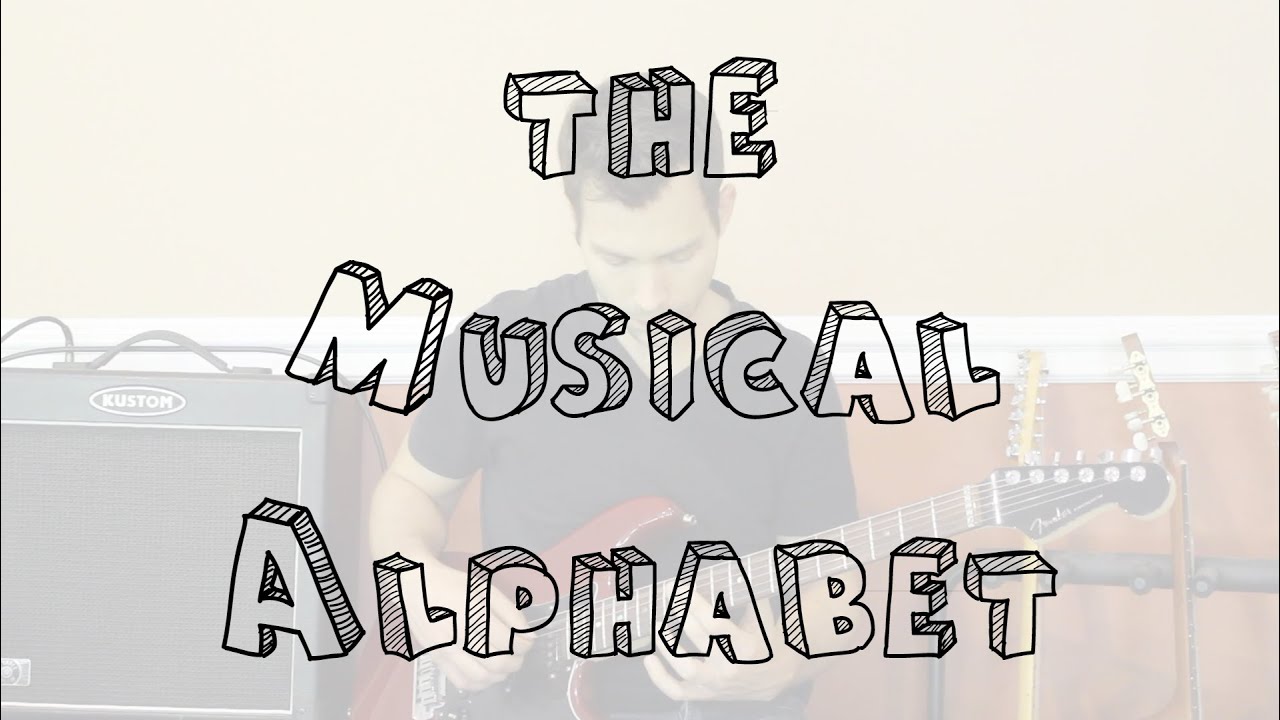 Musical Alphabet & Notes on the Guitar Neck - YouTube