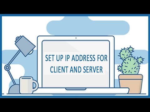 How to setup IP Address for Client and Server || Networking - YouTube