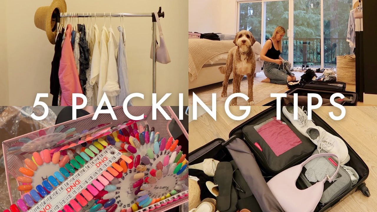 prepping for vacation, 5 helpful packing tips, & beauty prep - YouTube