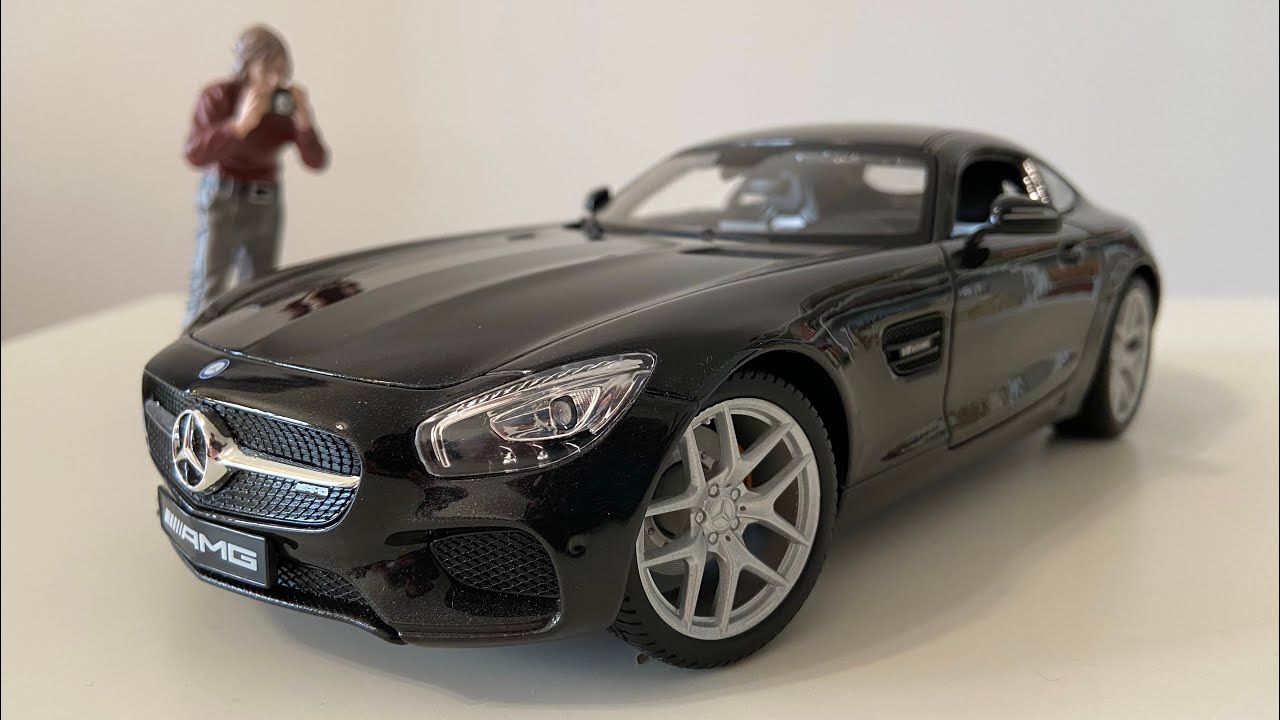 2015 Mercedes AMG GT V8 BiTurbo 1:18 - Maisto - YouTube