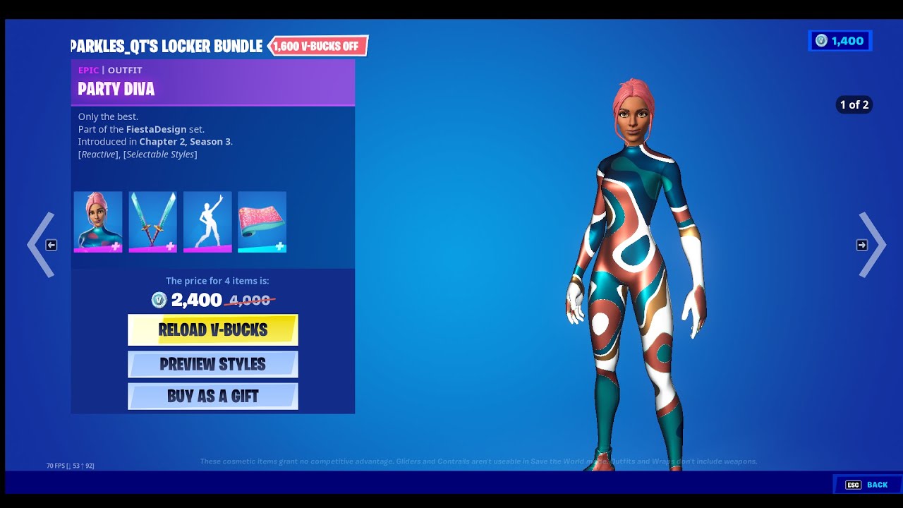 Fortnite Item Shop *NEW* SPARKLES_QT'S LOCKER BUNDLE! [5th July, 2022 ...