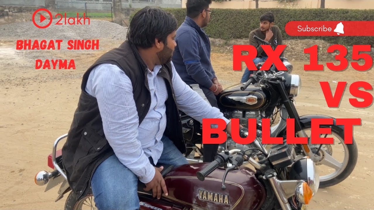 RX 100/135 VS BULLET 350 || #rx100 #bike #yamaha #bullet #royalenfield ...
