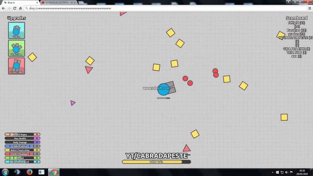 PENTA SHOT! diep.io - YouTube