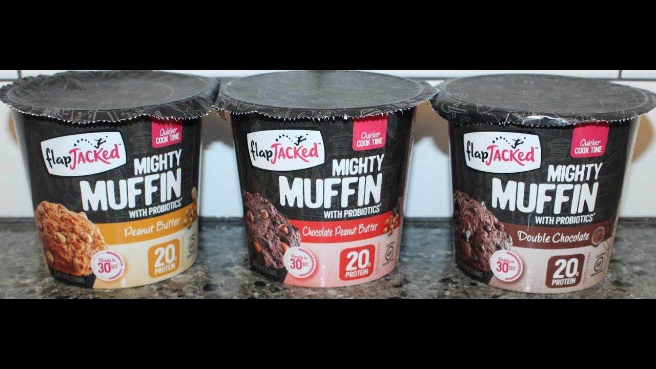 FlapJacked Mighty Muffin: Peanut Butter, Chocolate Peanut Butter ...