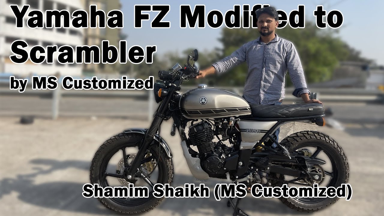 Yamaha FZ Restored and Modified to Scrambler | MS Customized | Shamim ...