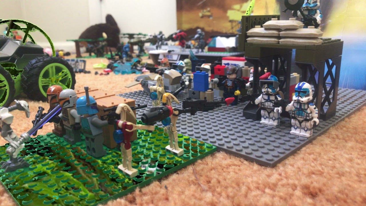 Lego clone trooper outpost attack - YouTube