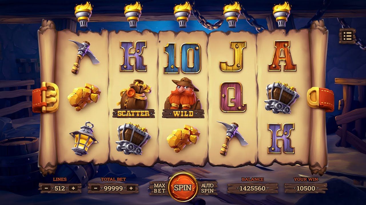 MK - Gold Miner Slot - Gameplay Video - YouTube