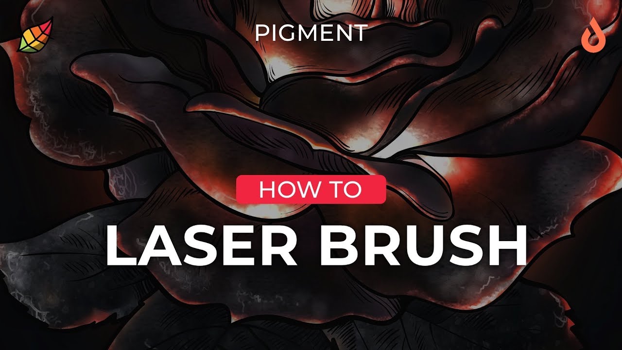 Pigment How To: Laser Brush | Digital Coloring Tutorials | Adult ...