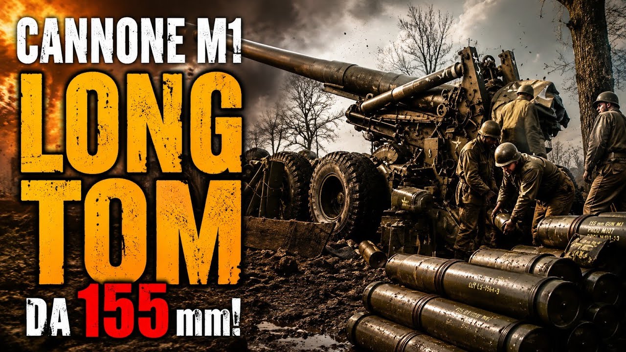 Il cannone M1 Long Tom da 155 mm: sviluppo, impiego e potenza - YouTube