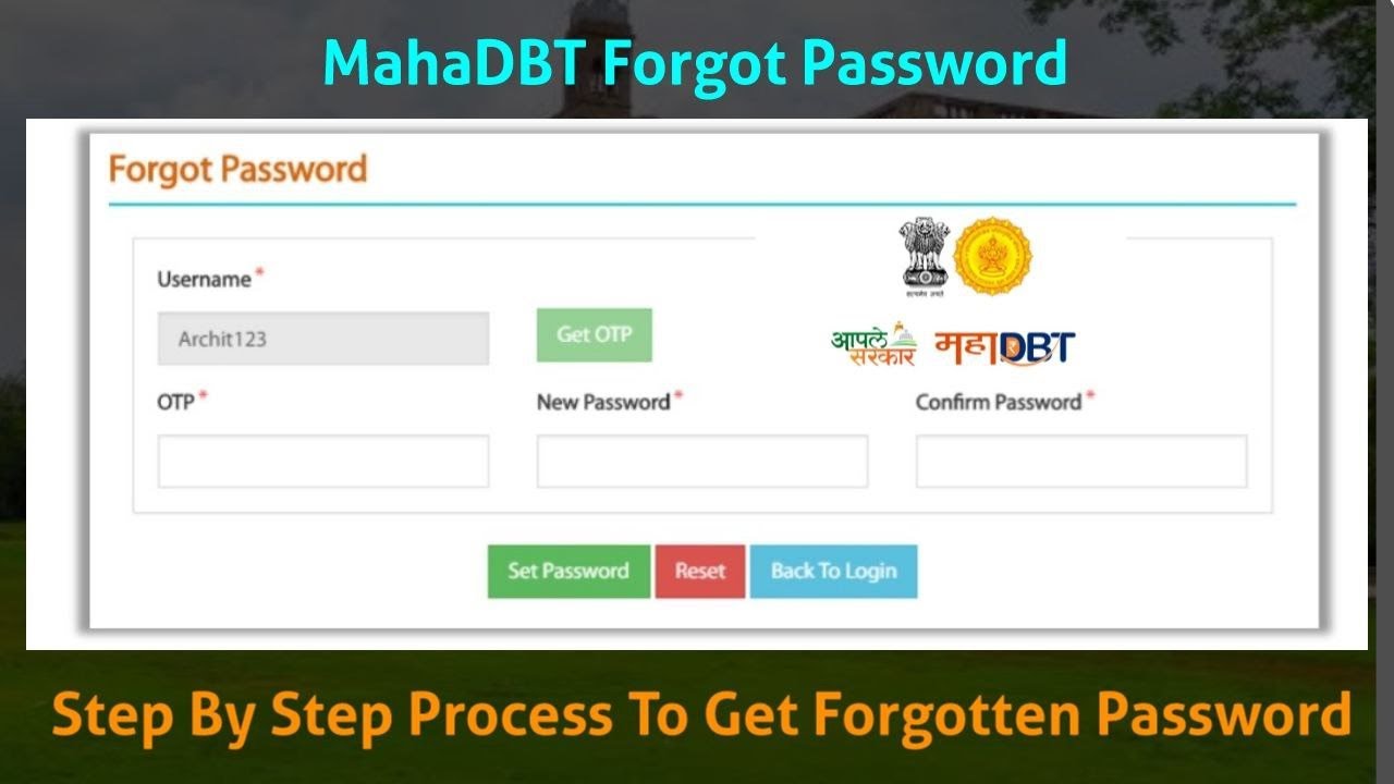 How To Get Forgotten Password MahaDBT Scholarship Portal Step By how-to-get-forgotten-password-mahadbt-scholarship-portal-step-by