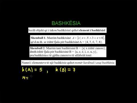 8 Matematika Klasa 10 Mesimi 8 Bashkesite - YouTube