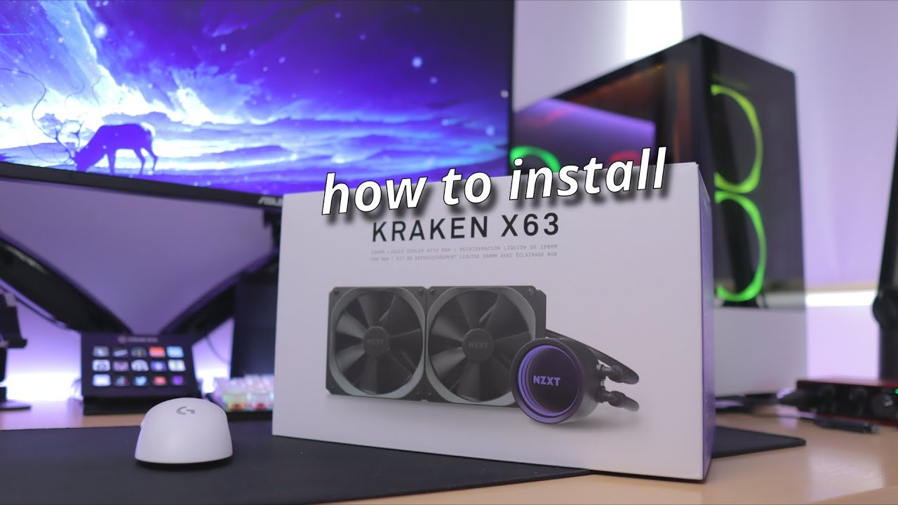 Installing an AIO | NZXT | Kraken X63 | Review - YouTube