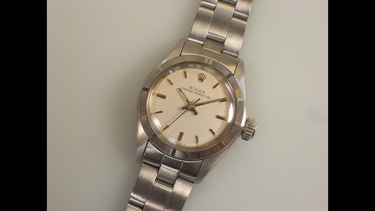 ★ROLEX OYSTER PERPETUAL Ref.6723 Cal.2030 ロレックス レディース 分解掃除 - YouTube