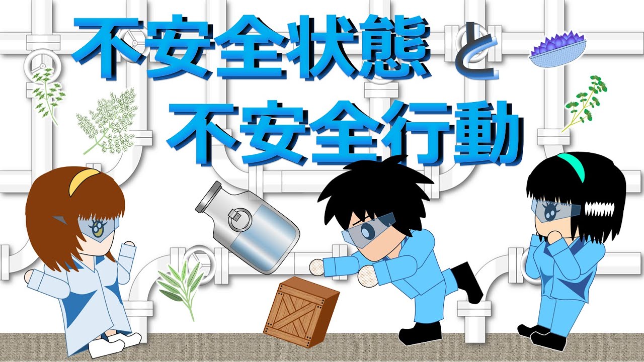 【不安全状態と不安全行動 Unsafe Condition And Action】それって不安全!?ポーション工場で起きた事例3つについてアニメマンガ&クイズで解説。安全活動教育