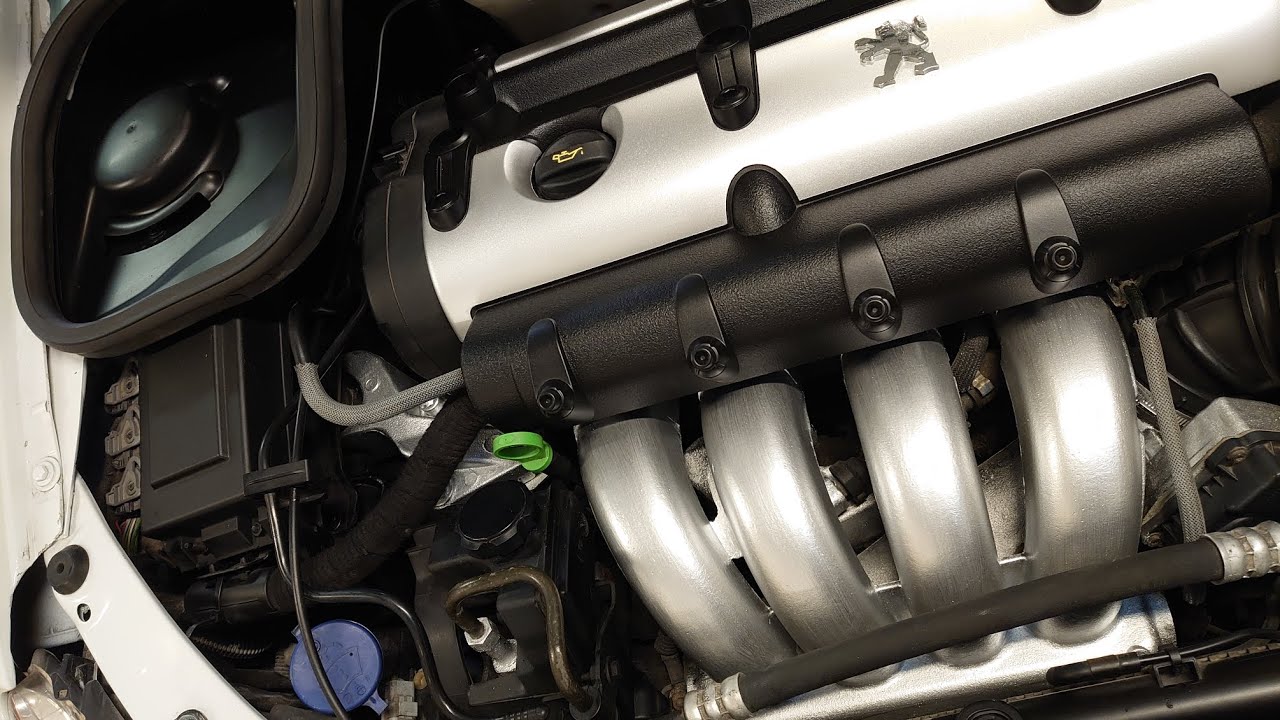 Peugeot 206 GTi engine before and after paint and clean #206 # ...