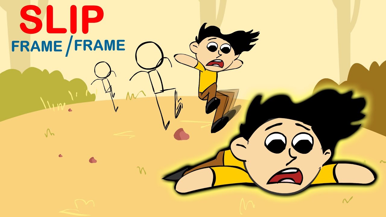keyframe running slip animation - YouTube