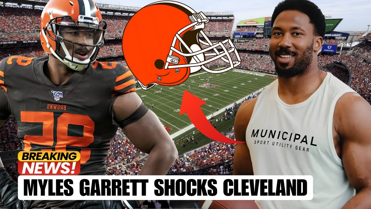 Myles Garrett’s Shirtless Press Moment Leaves Browns Nation Speechless ...
