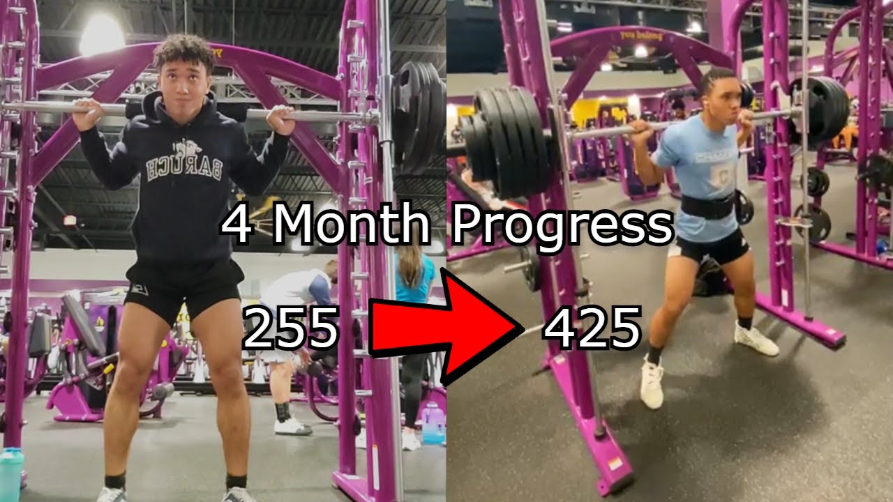 Squat Progress (425 PR) - YouTube