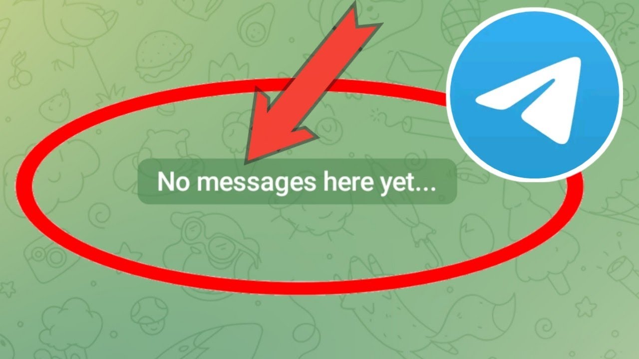Telegram No Messages here yet Problem Solved - YouTube
