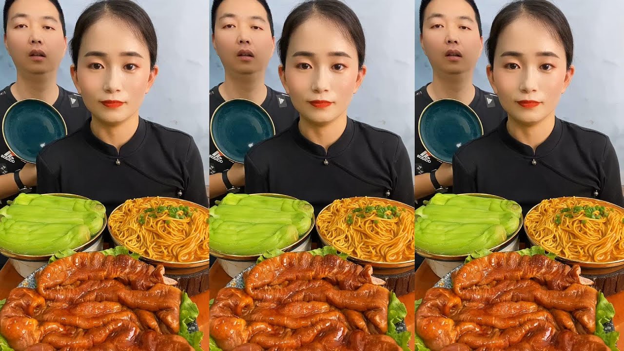 ASMR MUKBANG EATING SOUNDS #061 | Eat normally without wasting food ...