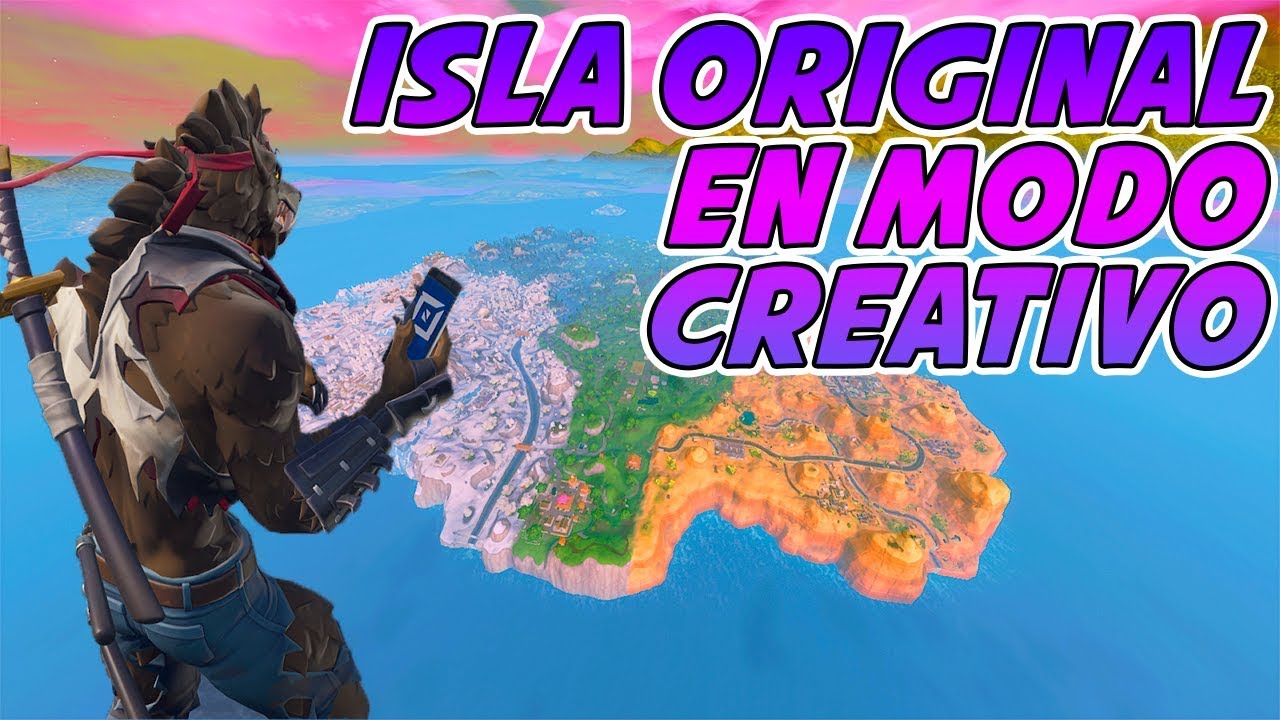 Ir a la isla original en modo creativo | Fortnite - YouTube
