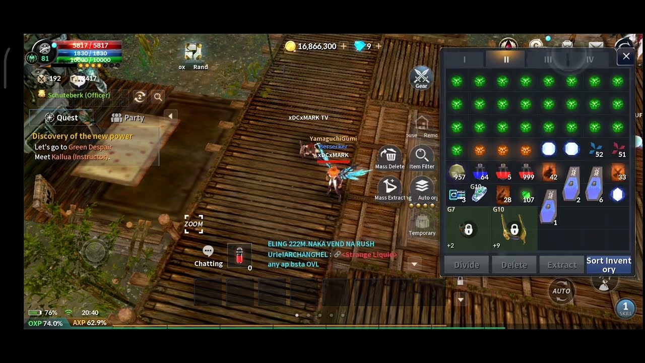 Cabal Mobile Change Battle Style. Blader/Force Gunner - YouTube