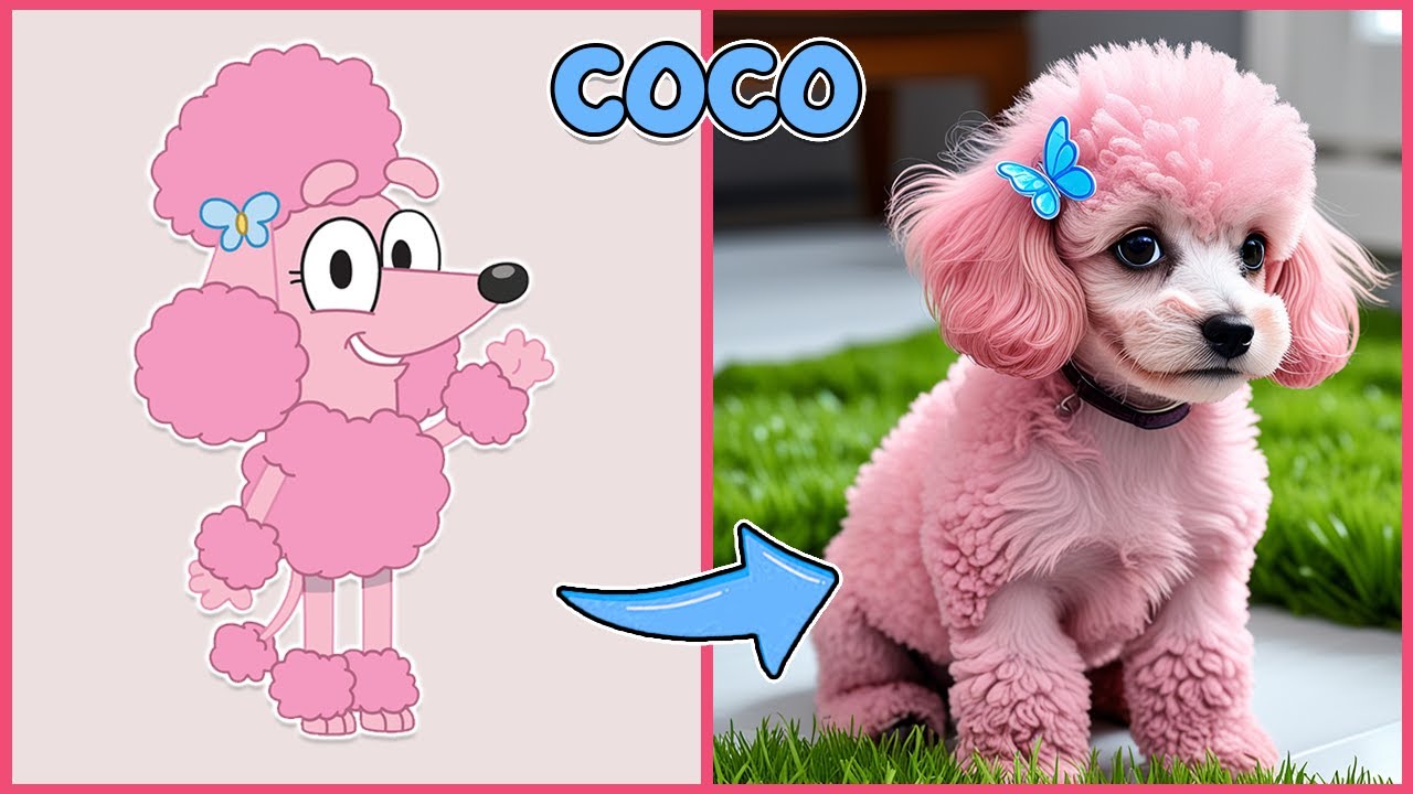 BLUEY Characters in REAL LIFE 🐶 and Other FAVORITES | Bluey Season 3 ...