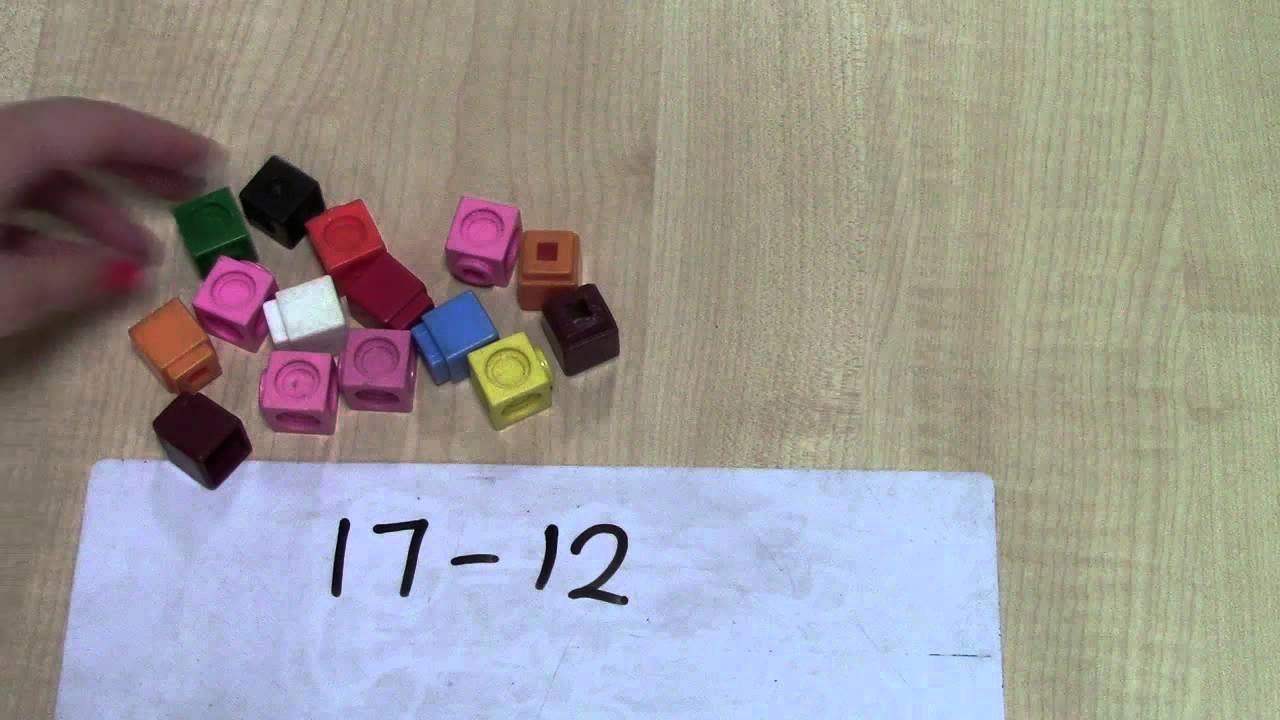 Subtracting by taking away EYFS Y1 - YouTube