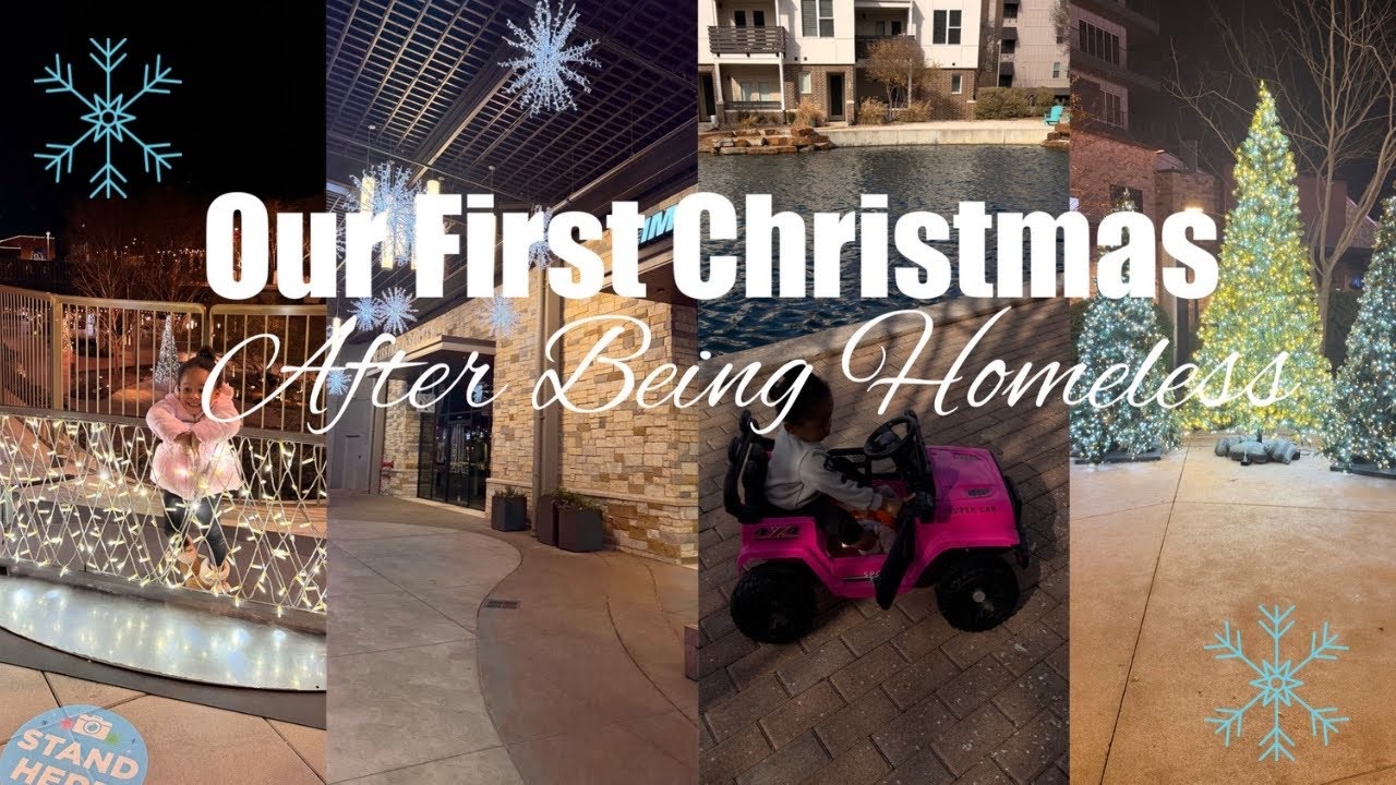 Our First Christmas After Being HOMELESS… I Didn’t Expect This - YouTube