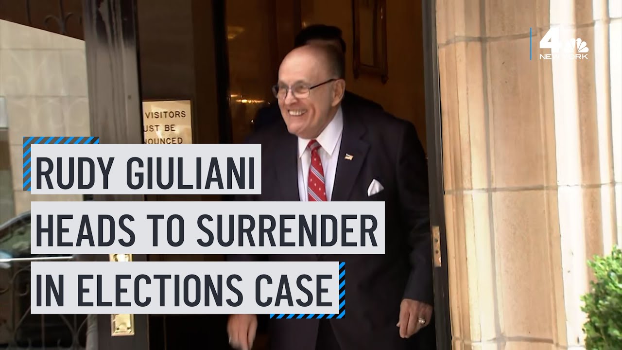 Rudy Giuliani says he will plead NOT GUILTY ahead of 2020 elections ...