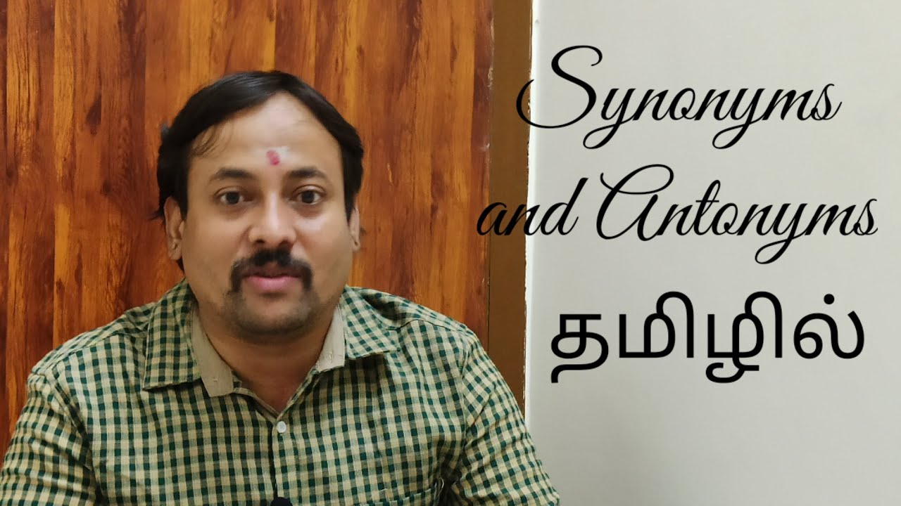 Synonyms And Antonyms Spoken English Through Tamil Live2Learn
