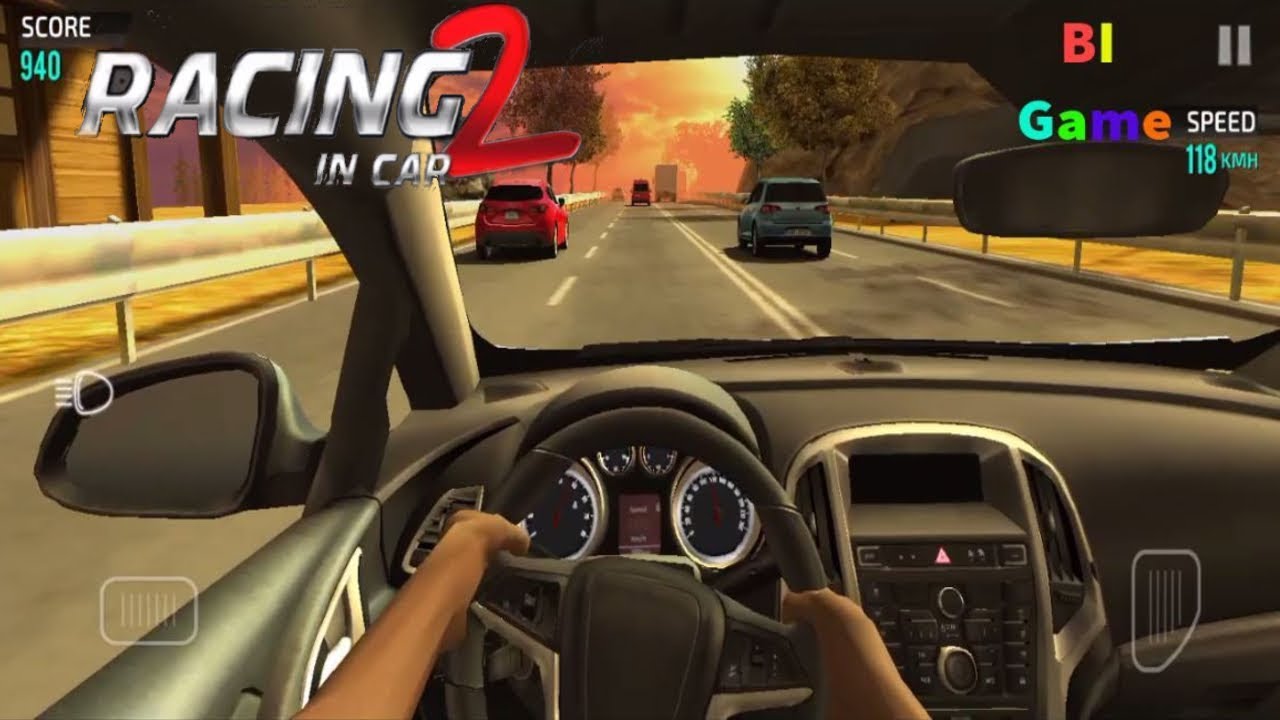 Racing In Car 2 - Black Car Driving Game On Rural Road - Android ...