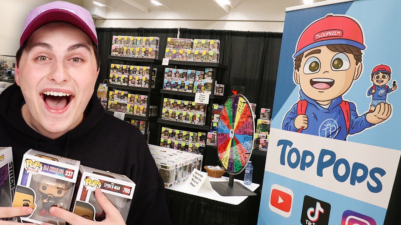 Opening My Own Funko Pop Booth At Comic Con! - YouTube