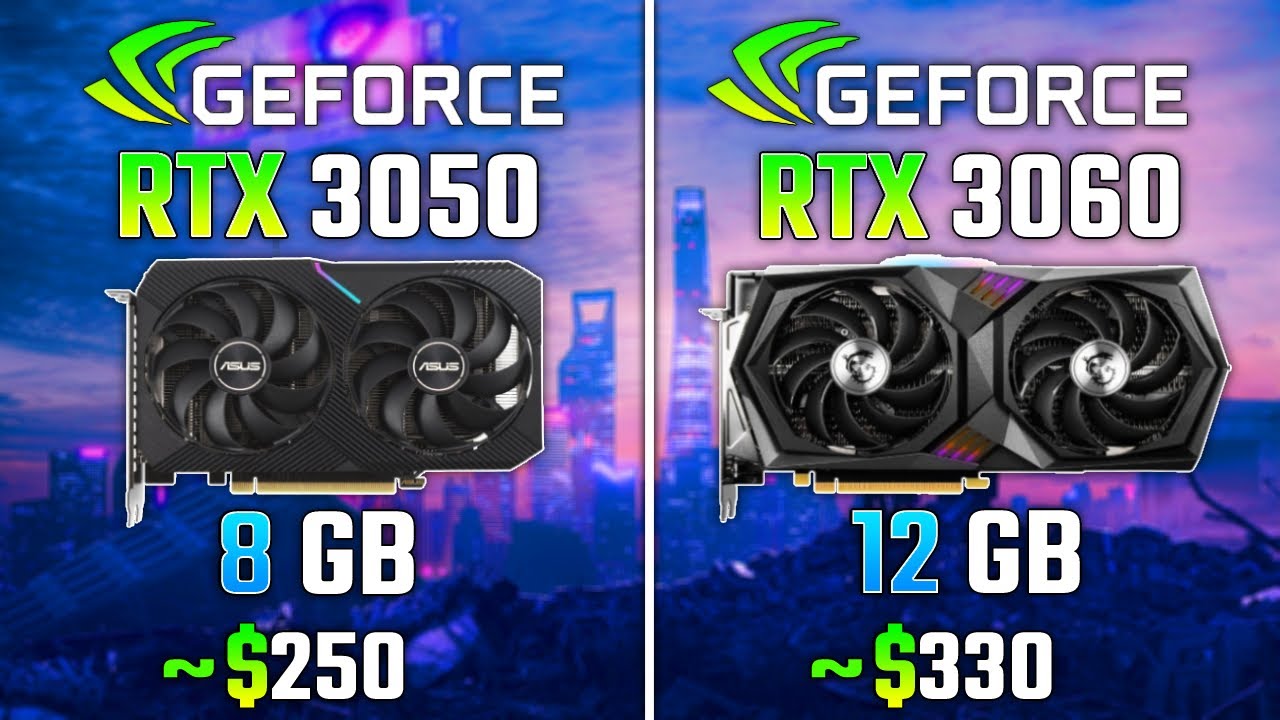 NVIDIA RTX 3050 vs RTX 3060 | Test in 5 Games | 1440p - YouTube