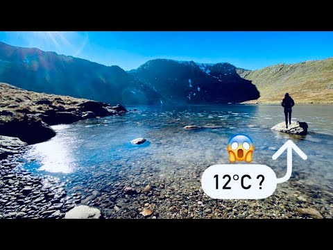 Frozen Red Tarn at Helvellyn - YouTube