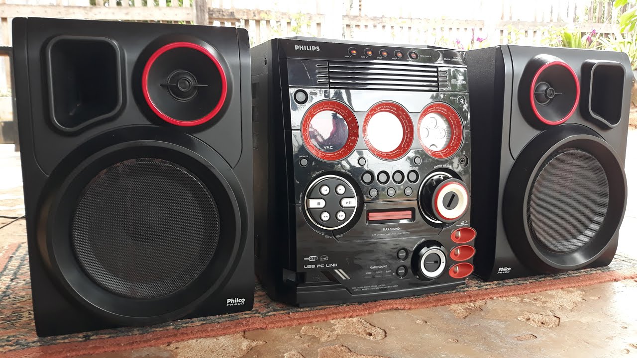 Philips Fw C577 ficou top com as caixas do Philco PH 400 - YouTube