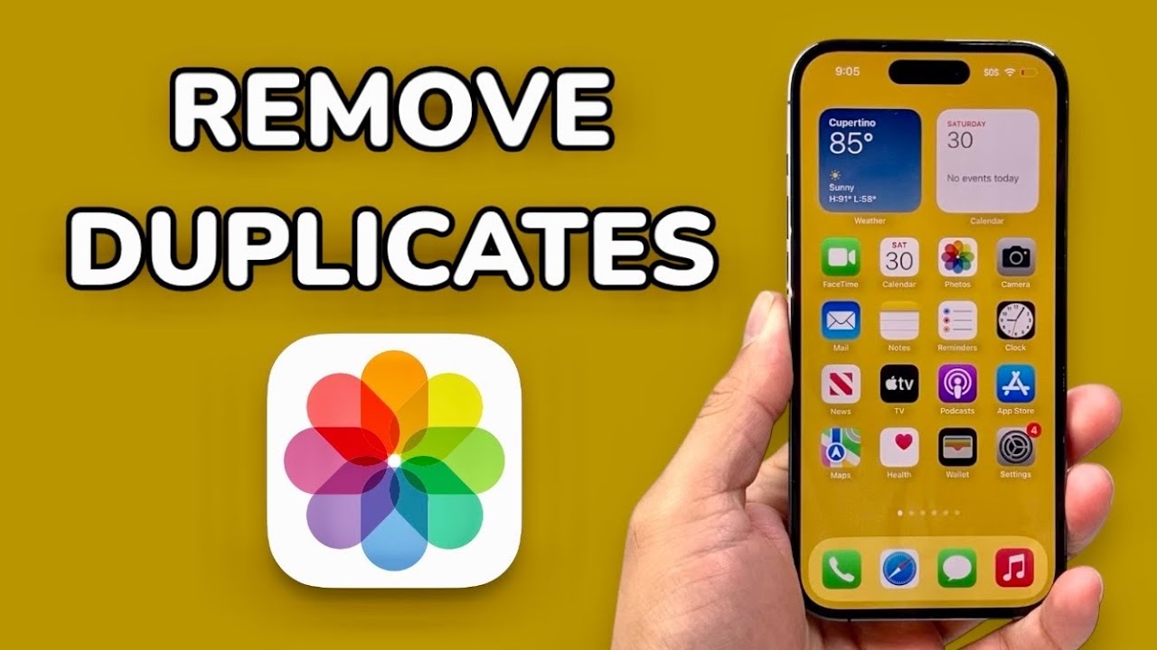 How To Remove Duplicates In Photos On iPhone - YouTube