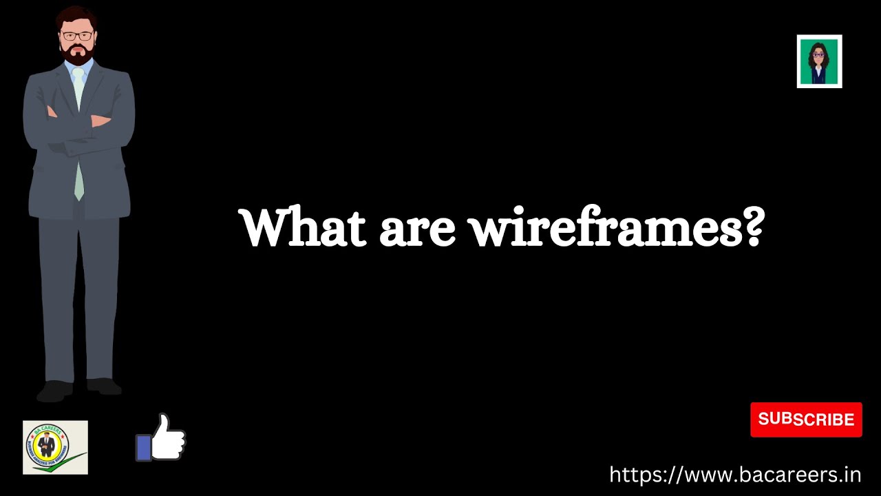 What are wireframes | ba careers - YouTube