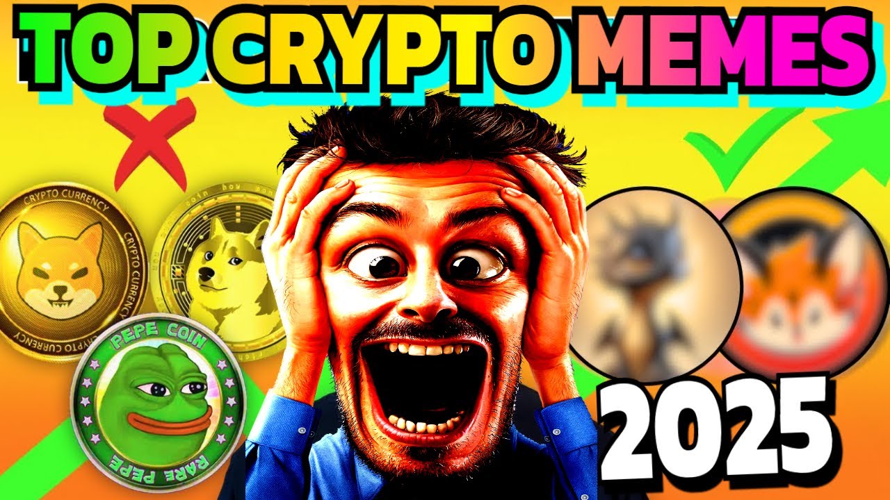 Las MEJORES CRIPTOMONEDAS MEMES que EXPLOTARÁN en 2025 😲😲 / Meme coins de SOLANA CRYPTO 🔥 - YouTube