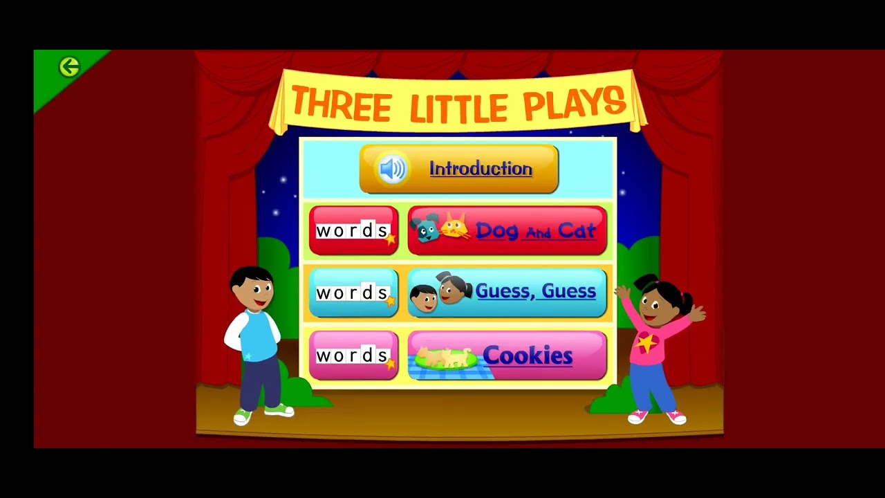 Starfall, I'm Reading, Three Little Plays, Games - YouTube