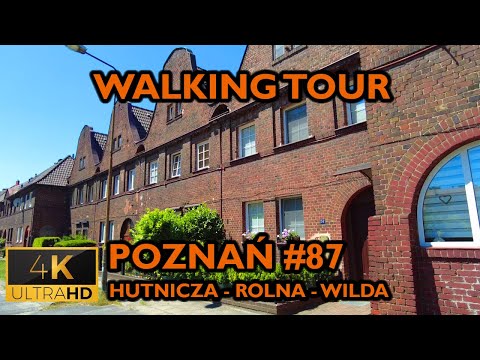 ⁴ᴷ⁶⁰ 🇵🇱 Posen/Polen Rundgang - Nr. 87 - Wilda - Hutnicza - Rolna (Juni 2022) [4K]
