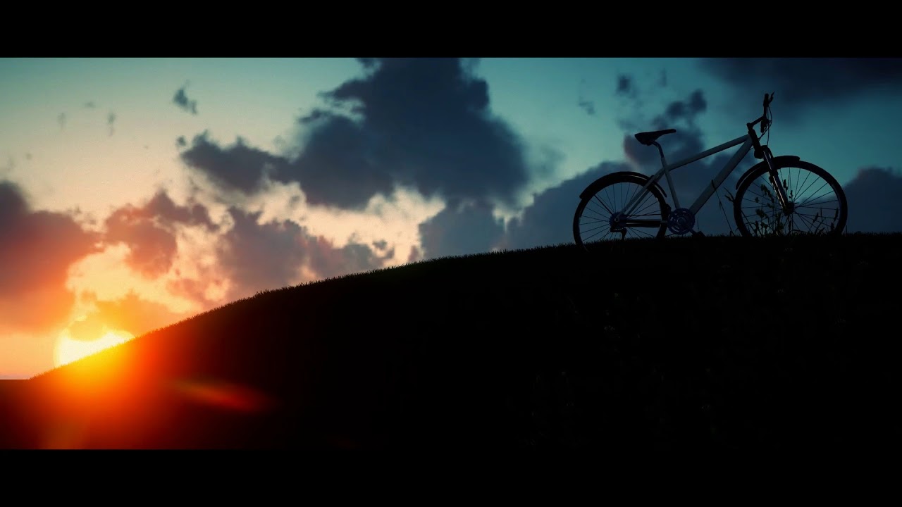 Realistic CGI Sunset Scene - YouTube