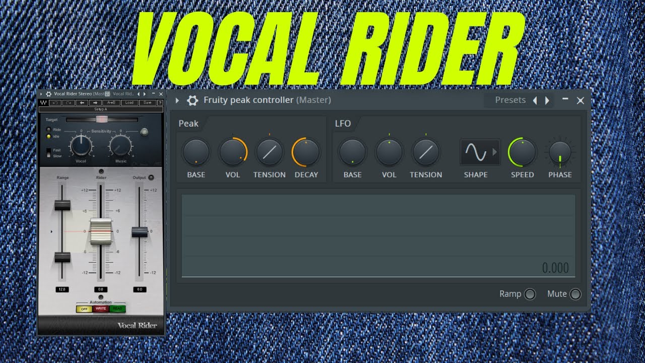 Vocal Rider (Stock Plugin) - YouTube