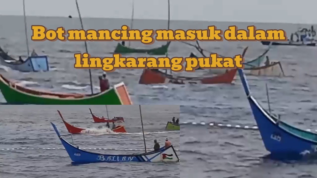 Bot mancing terjebak dalam lingkarang pukat langa. - YouTube