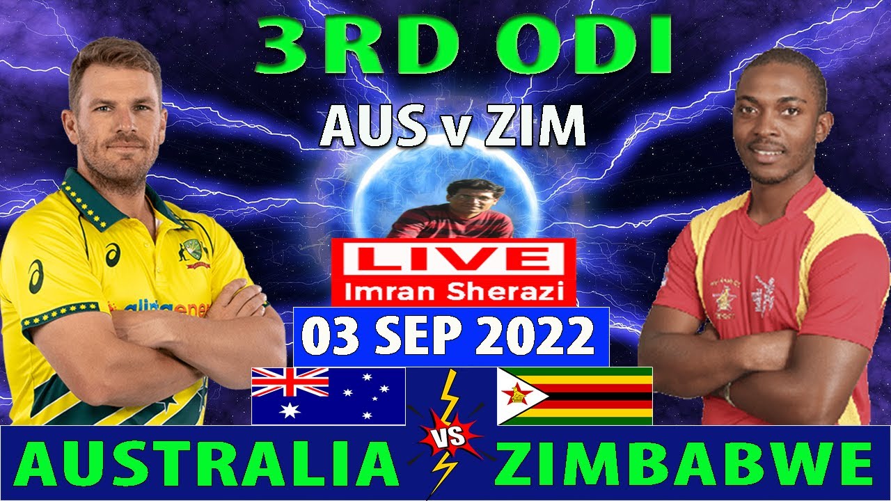 Australia vs Zimbabwe | AUS vs ZIM | 3rd ODI Match | Live Scorecard ...