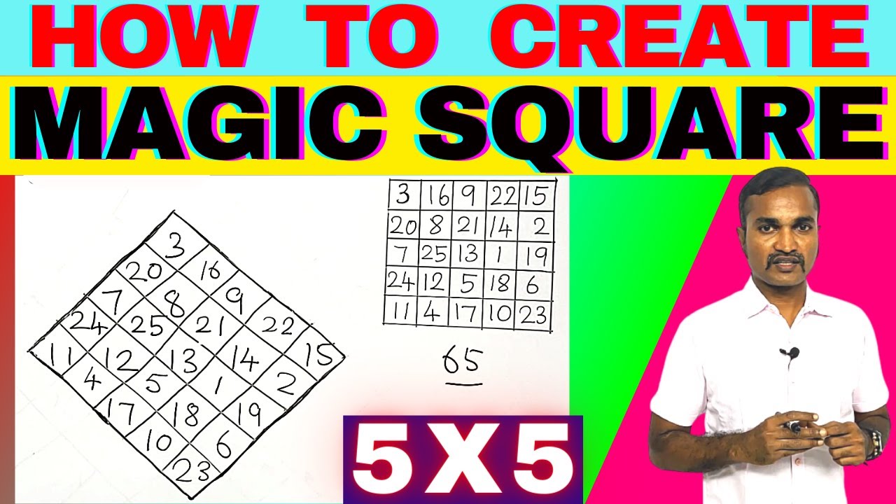 HOW TO CREATE MAGIC SQUARE 5 X 5 MATHS TRICKS YouTube how-to-create-magic-square-5-x-5-maths-tricks-youtube