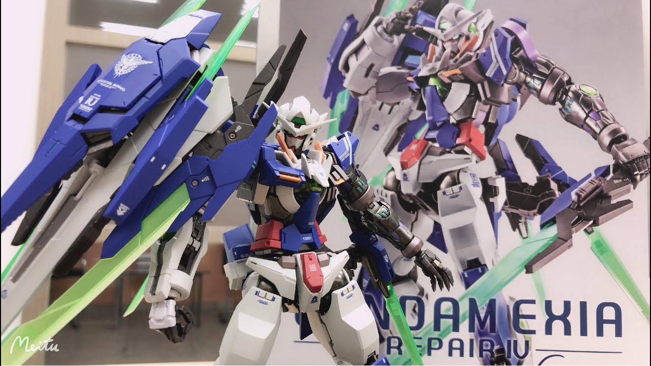 [老威模型] 簡約風格 骨架外露？METAL BUILD GUNDAM EXIA REPAIR IV 能天使 R4 - YouTube