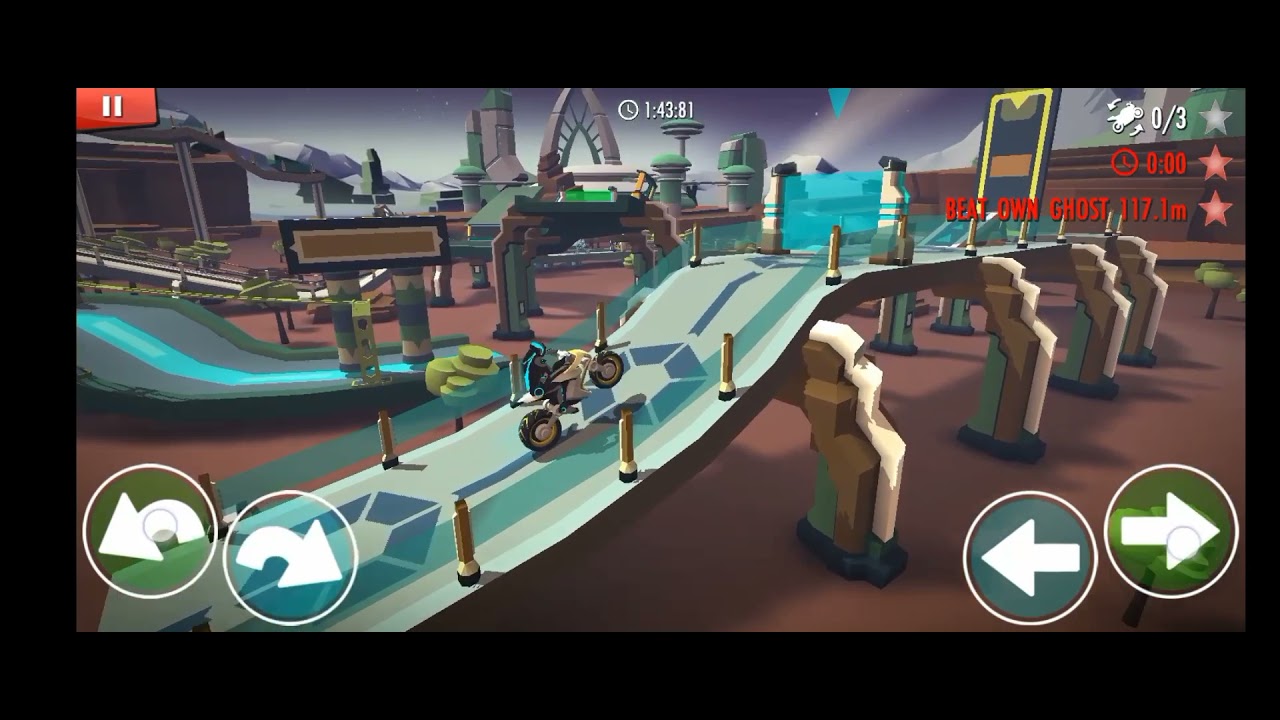 GRAVITY RIDER ANDROID GAMEPLAY || Space Bike Racing Game Online ...