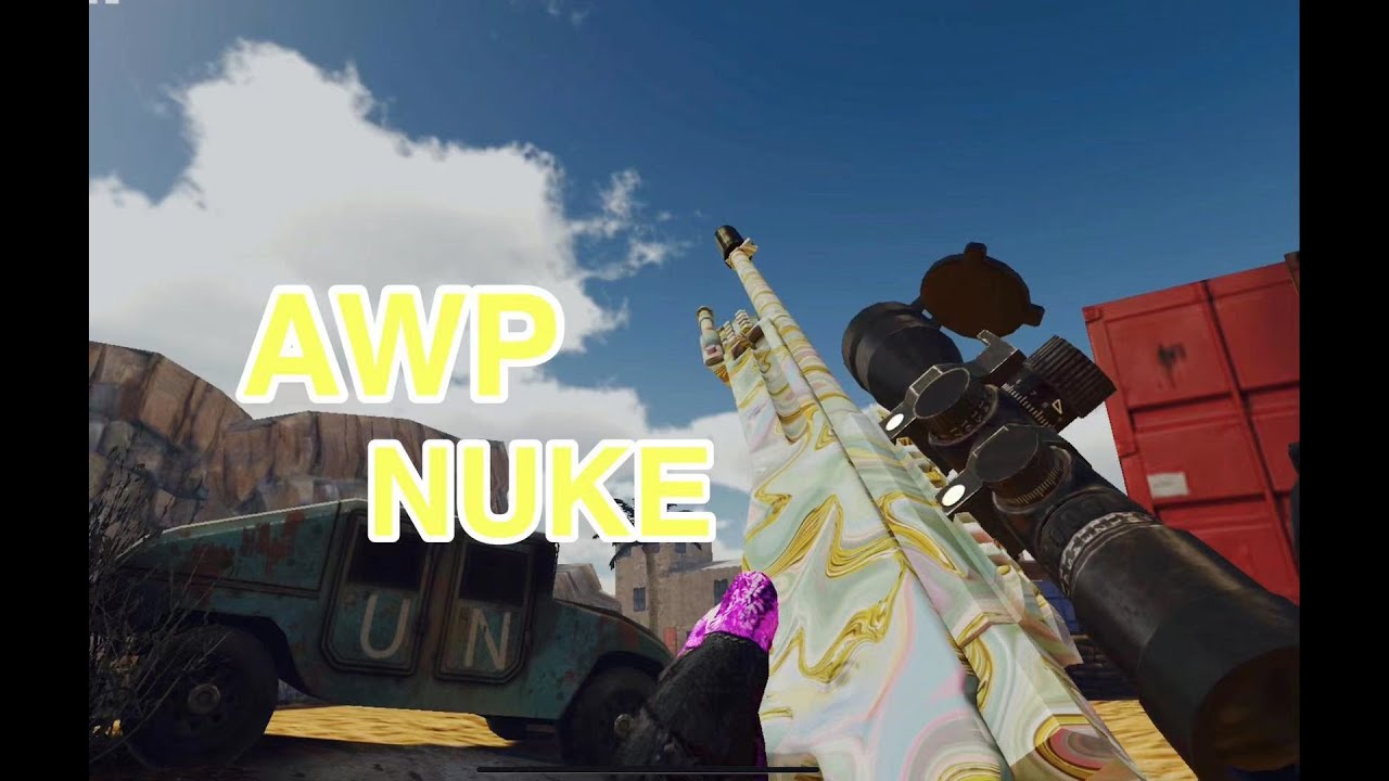 Iron Sight Awp Nuke | Bullet Force Mobile - YouTube