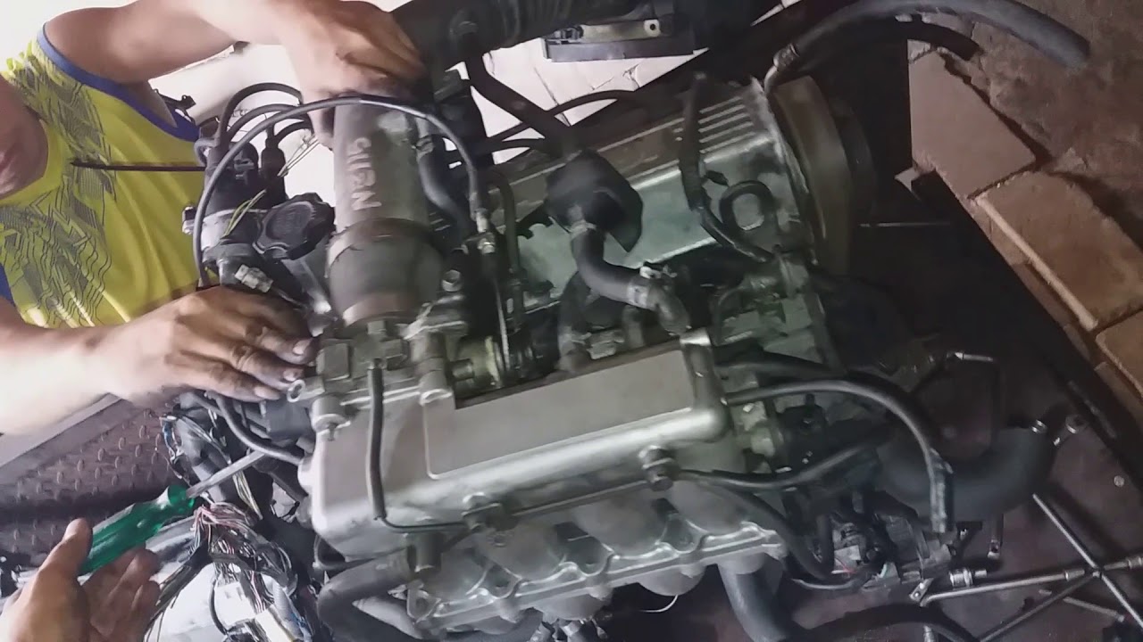 Engine suzuki g16b vitara epi 4x4 automatic test on - YouTube